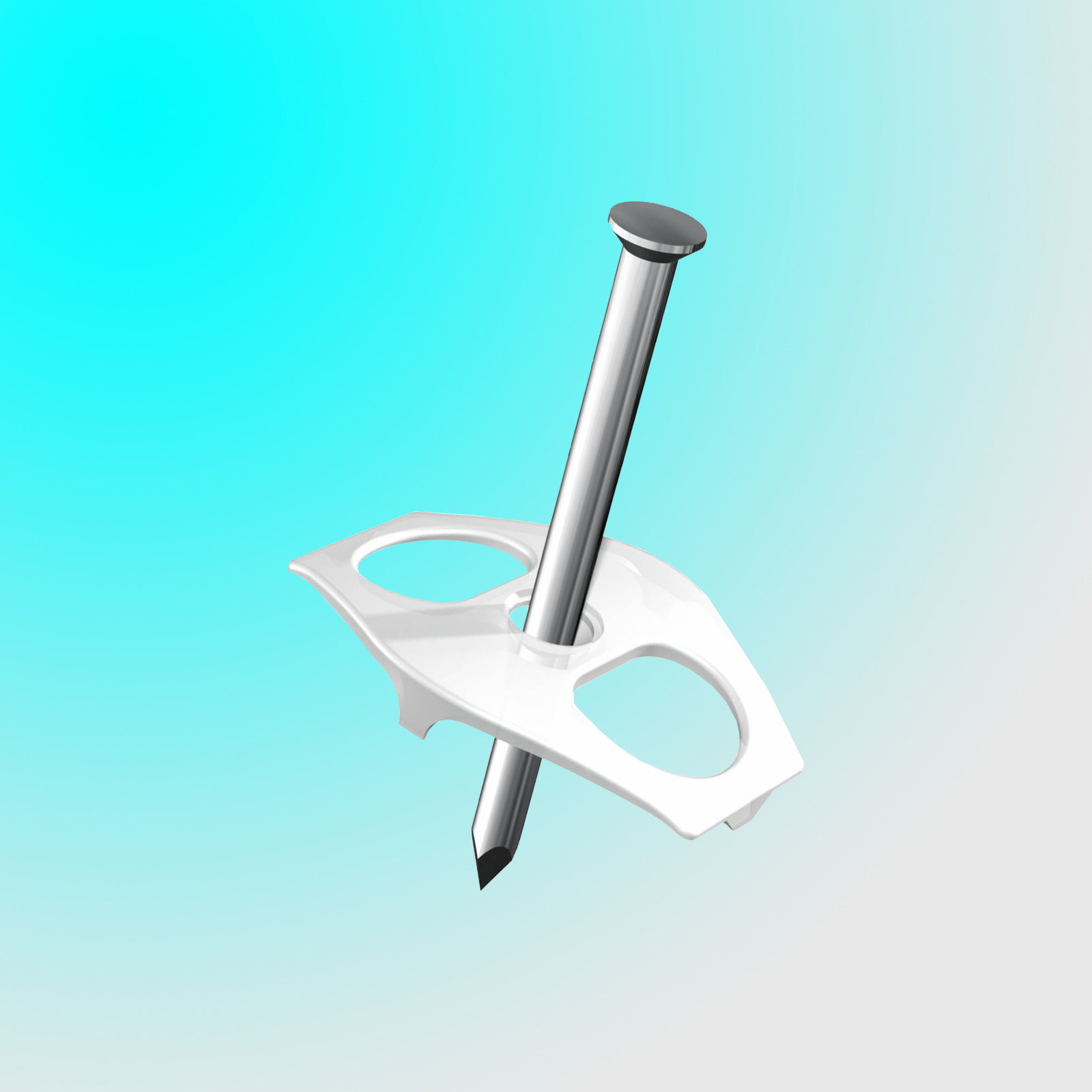 OBO Bettermann Nagel Fix Nagelscheibe Kabelhalter Kabelklammer Nagel ...